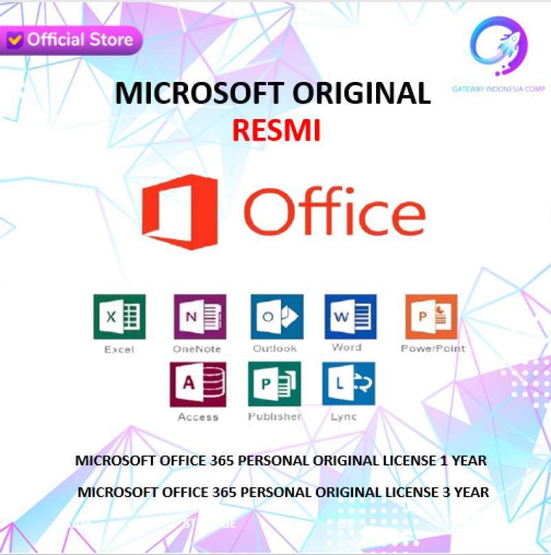 Promo Microsoft Office 365 Personal Original License 1 / 3 Year Diskon ...