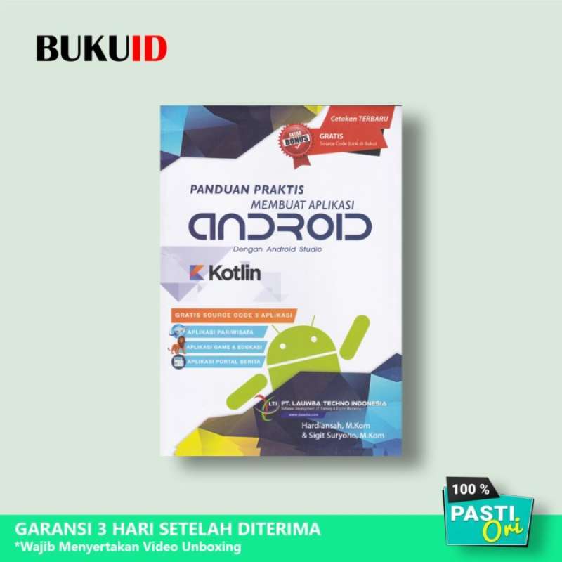 Promo Buku Membuat Aplikasi Android Dengan Android Studio Dan Kotlin Diskon 23% Di Seller Zawaru ...