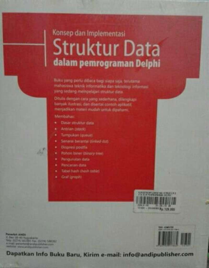 Promo Buku Konsep Dan Implementasi Struktur Data Dalam Pemrograman ...