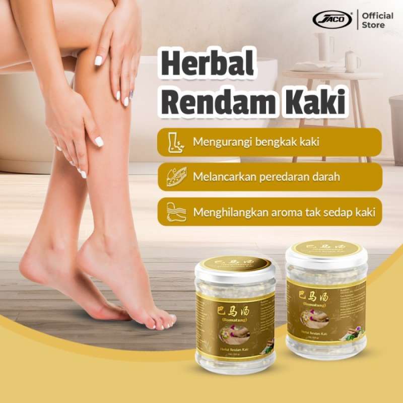 Jual Perawatan Kaki Herbal Rendam Kaki Jaco Bamatang Refleksi Kaki Di ...