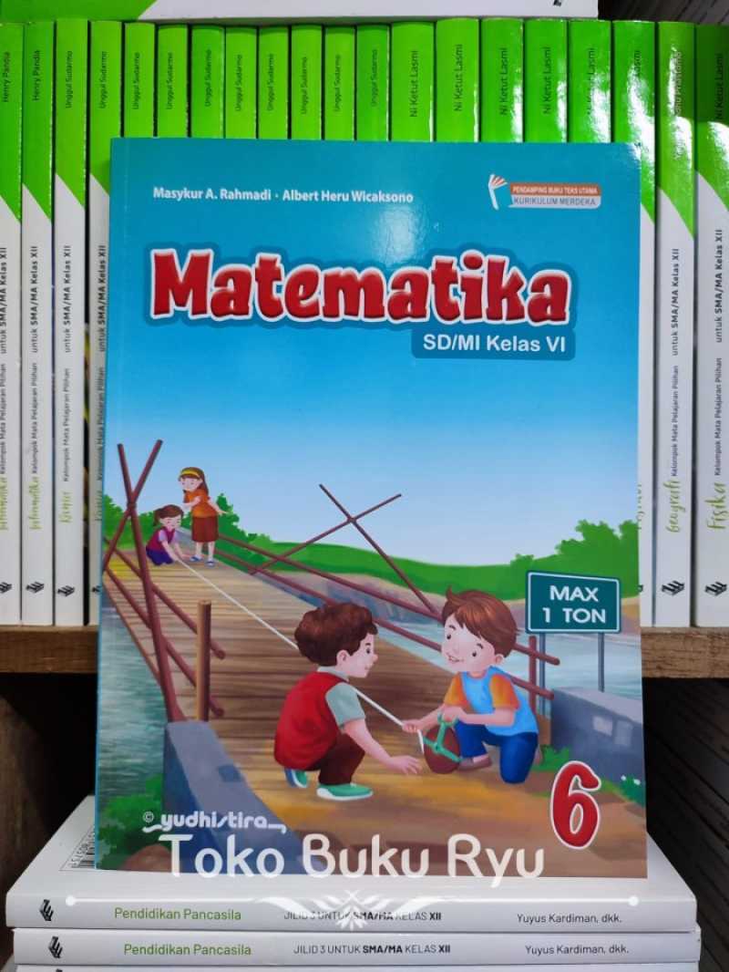 Promo Buku Matematika Kelas 6 Sd Kurikulum Merdeka Yudhistira Diskon 23% Di Seller Zawaru Store ...