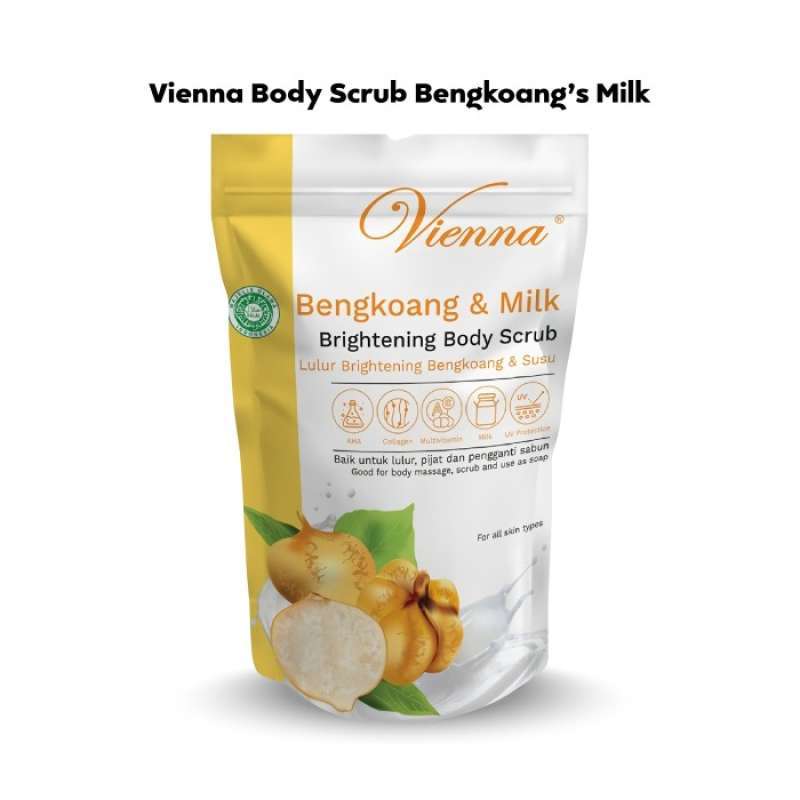 Jual Vienna Body Scrub 1 Kg Refill Series | Goat's Milk | Cow's ...