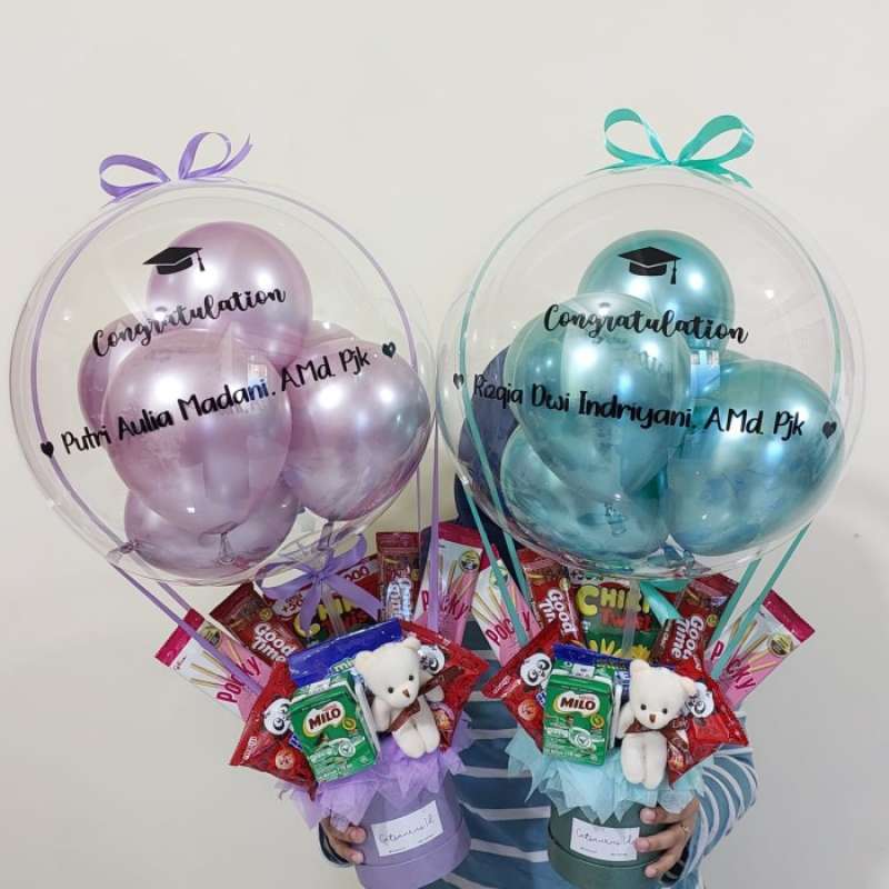Jual Snack Bucket Balon/ Buket Balon Snack Wisuda Ulang Tahun Grand ...
