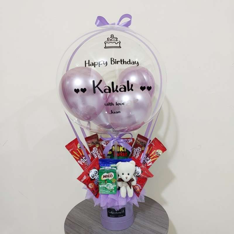 Jual Snack Bucket Balon/ Buket Balon Snack Wisuda Ulang Tahun Grand ...