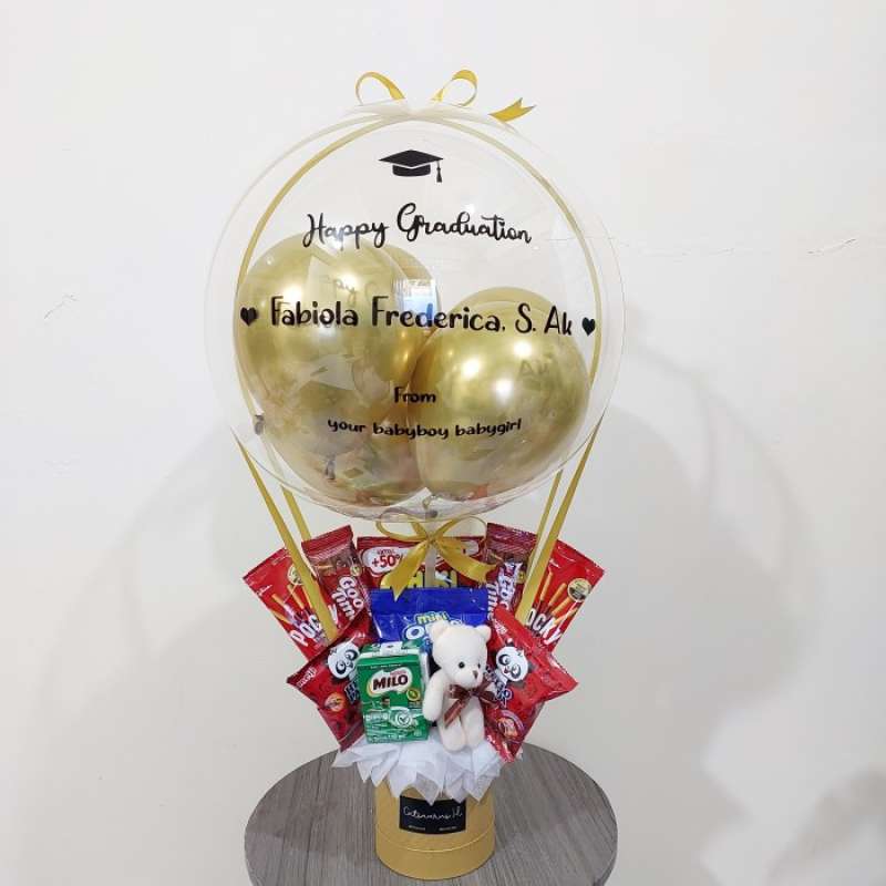 Jual Snack Bucket Balon/ Buket Balon Snack Wisuda Ulang Tahun Grand ...