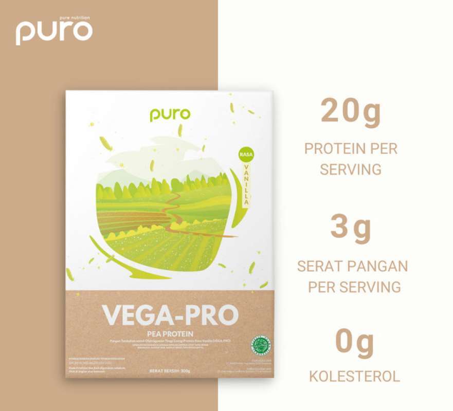 Promo Puro Vega-pro 1.2kg Vegapro Vegan Protein Not Bodylogix Ans Fresh ...