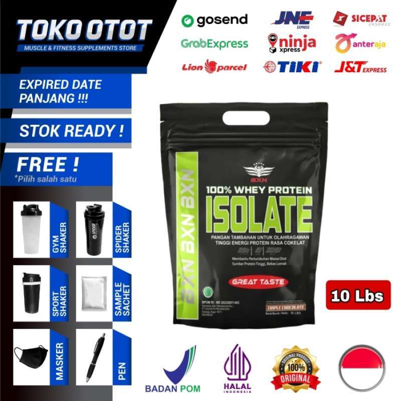 Promo Bxn Isolate 10 Lbs Whey Protein Isolate 10lbs Susu Fitness ...