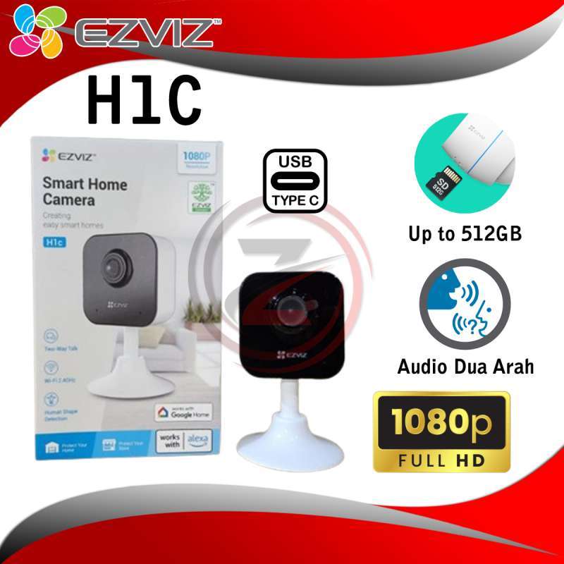 Jual Ezviz H1c Smart Home Wifi Ip Camera Indoor Cctv Type C Full Hd ...