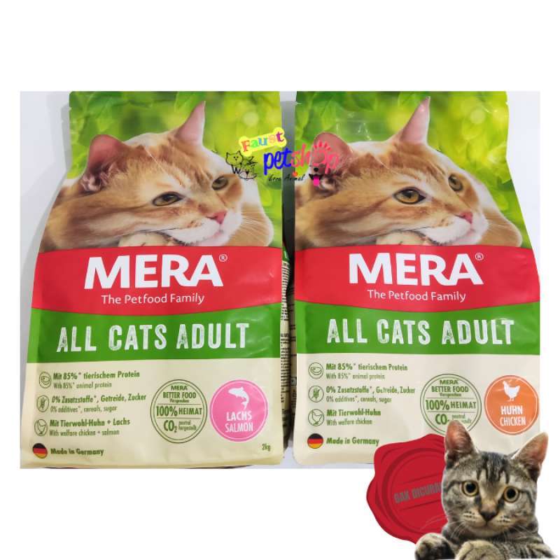 Promo Mera Cats Adult 2 Kg Made In German Makanan Kucing Kering Dry Cat ...