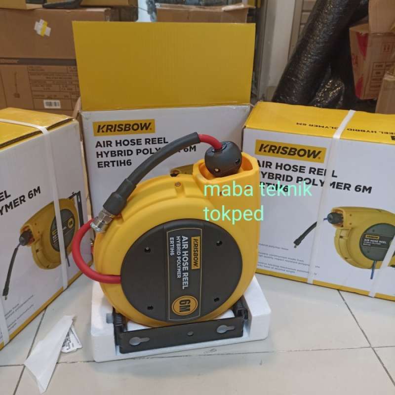 Promo Automatic Hose Reel Krisbow 6m Hybrid Poli 10085429 Diskon 23% Di ...
