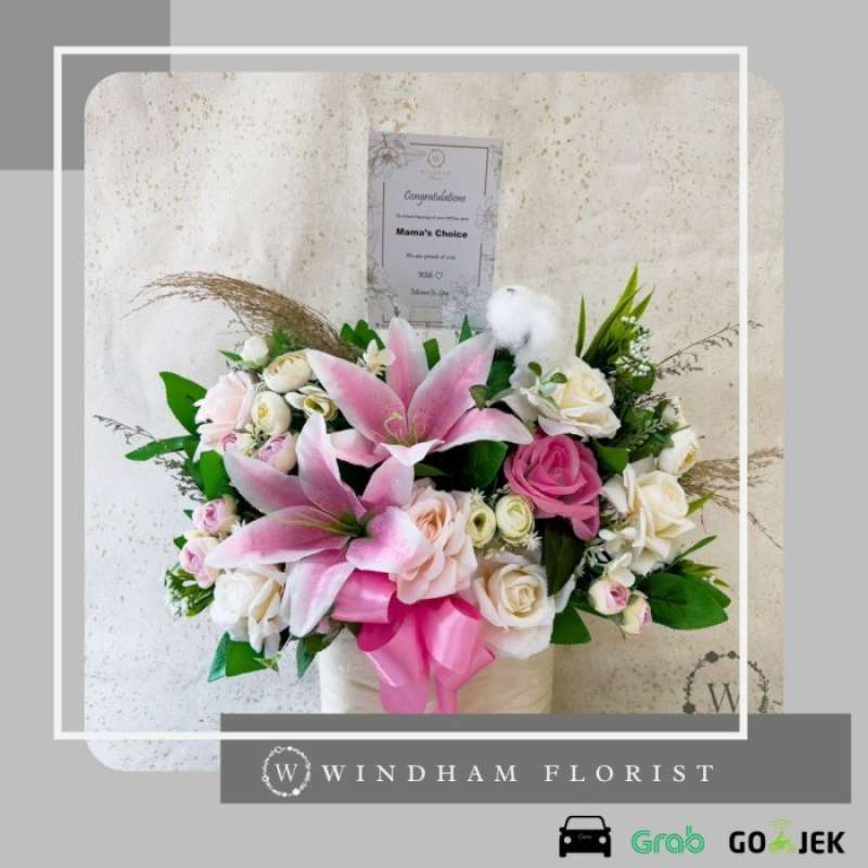 Jual Rangkaian Bunga Vas Artificial Kembang Palsu | Windham Florist Di ...