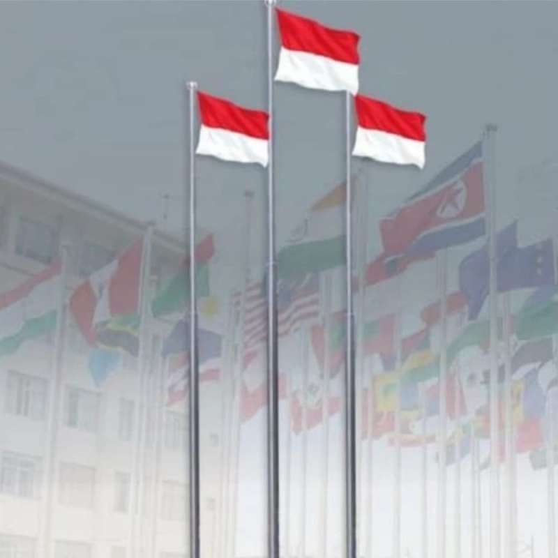 Jual Tiang Bendera Stainless Telescopic 200,250,300,400cm Di Seller ...
