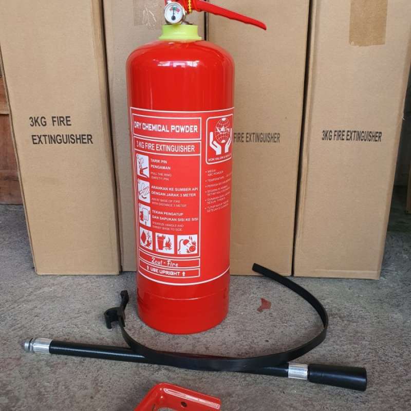 Jual Tabung Pemadam Kebakaran (apar) 3 Kg Abc Powder ( Full Set ...