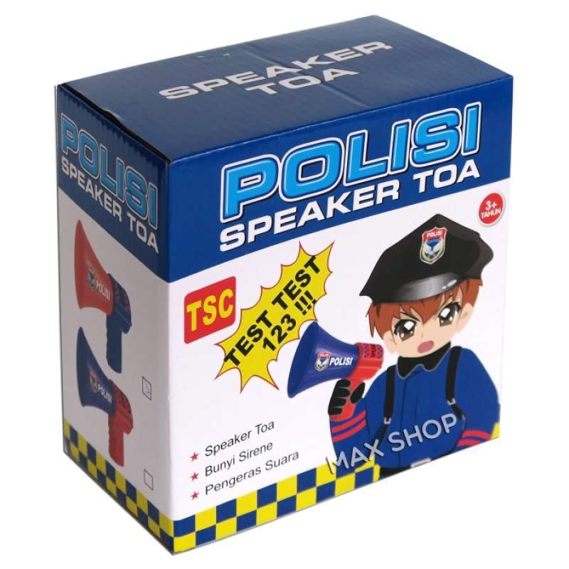 Jual Mainan Anak Pemadam Kebakaran Dan Polisi Speaker Toa Megaphone ...