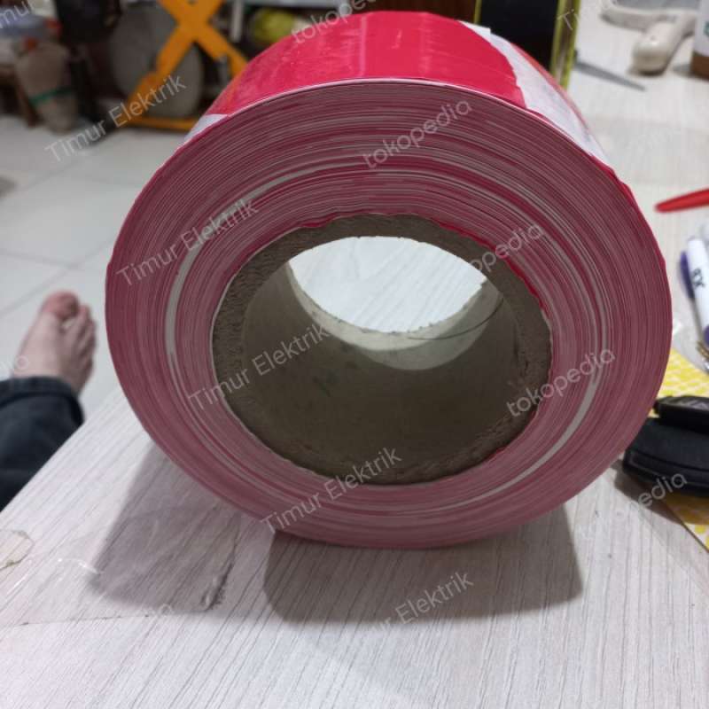 Jual Police Safety Line Garis Polisi Tape Merah Putih 3 In X 300 Mtr ...