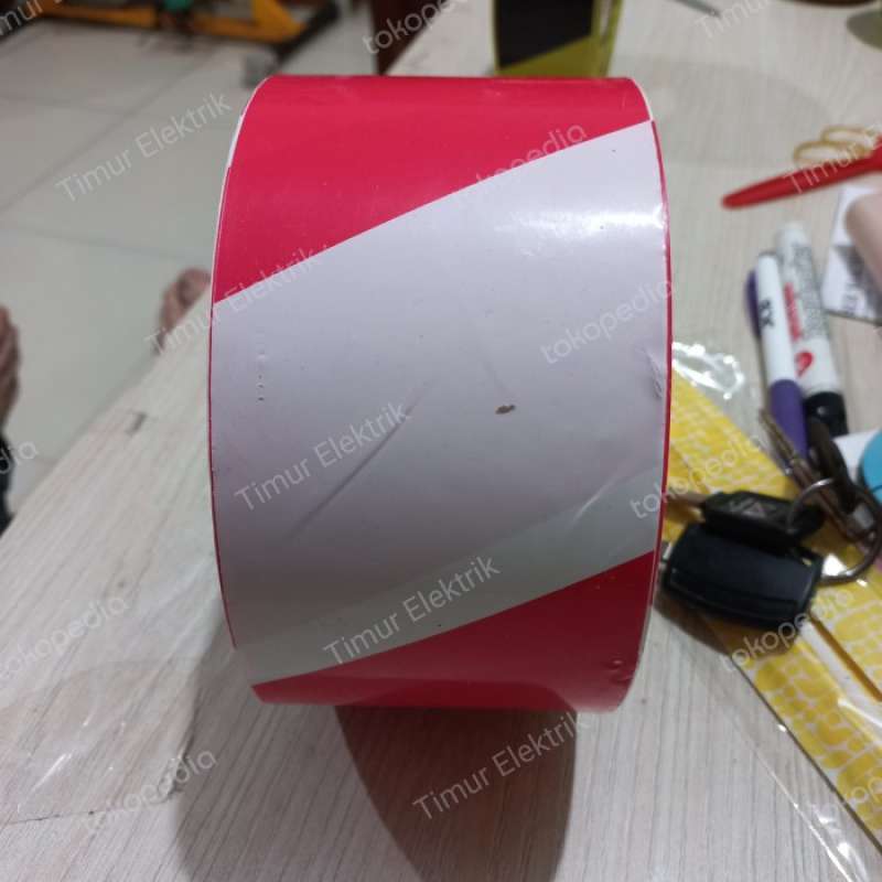 Jual Police Safety Line Garis Polisi Tape Merah Putih 3 In X 300 Mtr ...