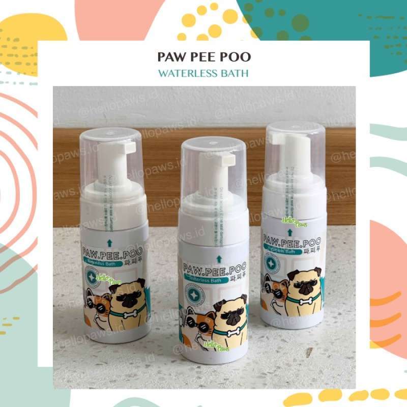 Promo Paw Pee Poo Waterless Bath Dry Shampoo Mandi Tanpa Bilas Anjing ...