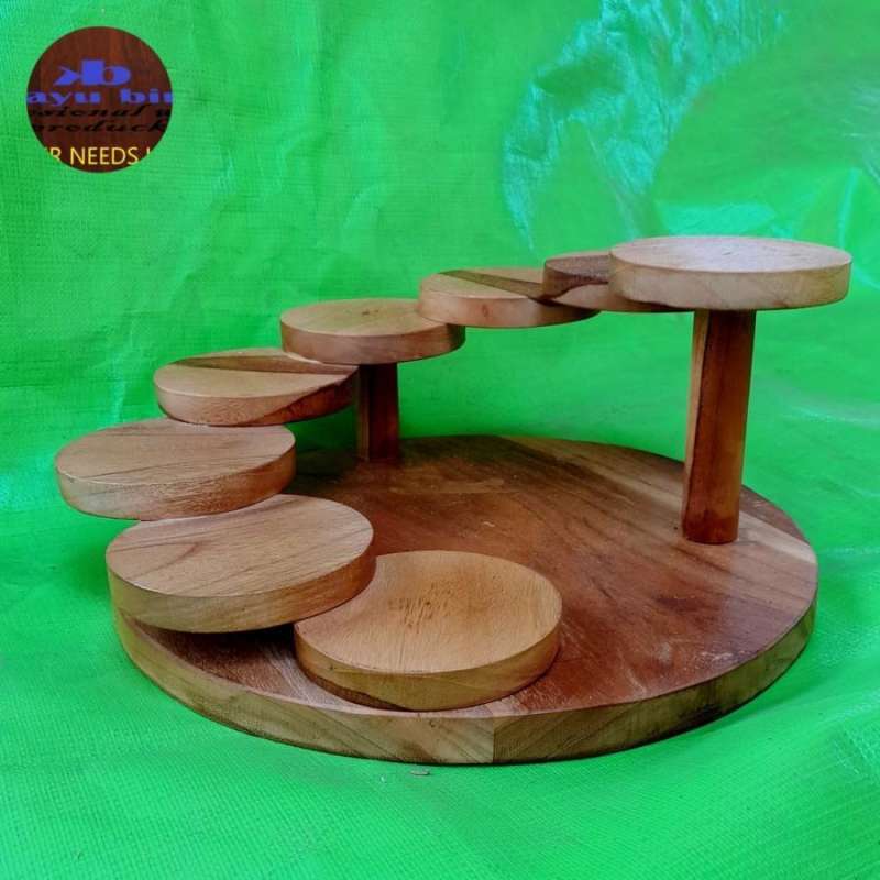 Jual Sushi Rack Display Tangga Sushi Bulat Unik Cantik(ss07) Di Seller ...
