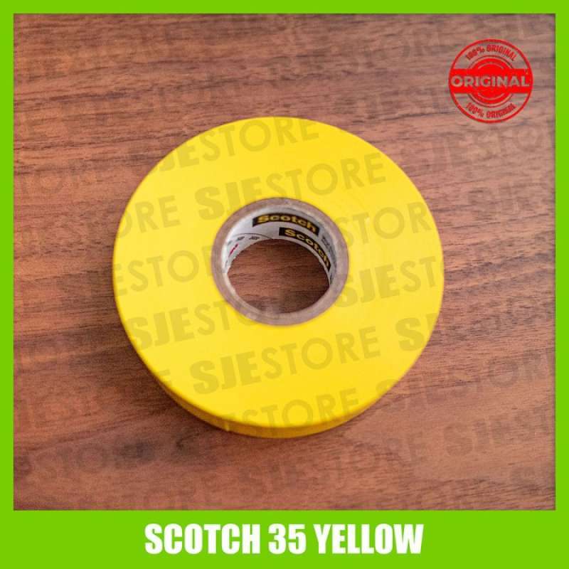 Jual Isolasi Listrik 3m Scotch 35 Vinyl Electrical Tape Kuning Di ...