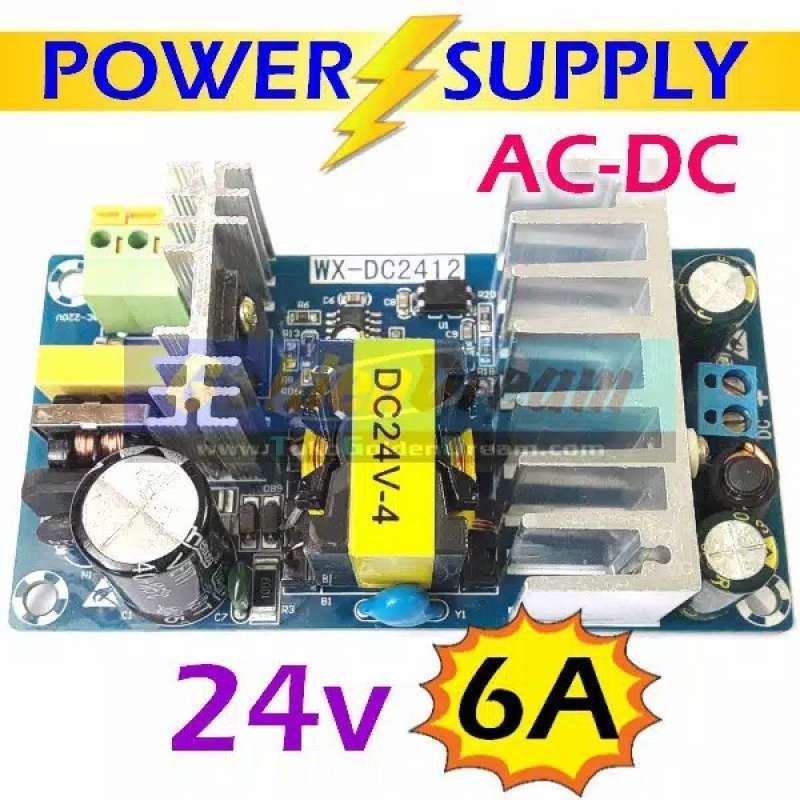 Jual Adaptor 24v 6a Murni Modul Power Suplay Smps 24v 6a Murni Smps Ac Dc Di Seller Yama ...