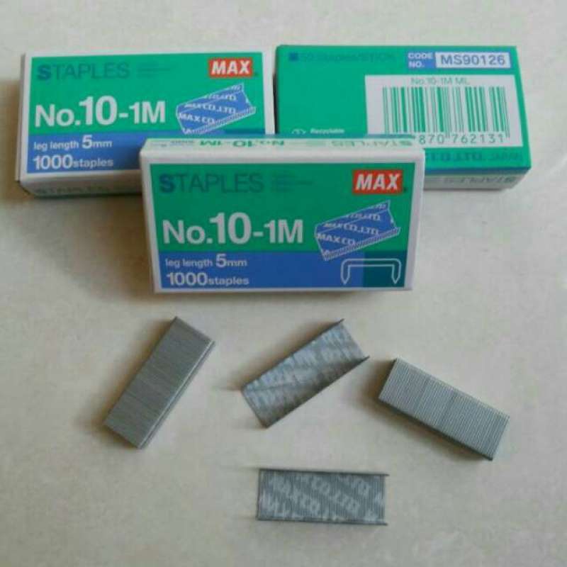 Jual Isi Staples Max No 10 Reffil Stapler No 10 Di Seller Ratu Barang ...