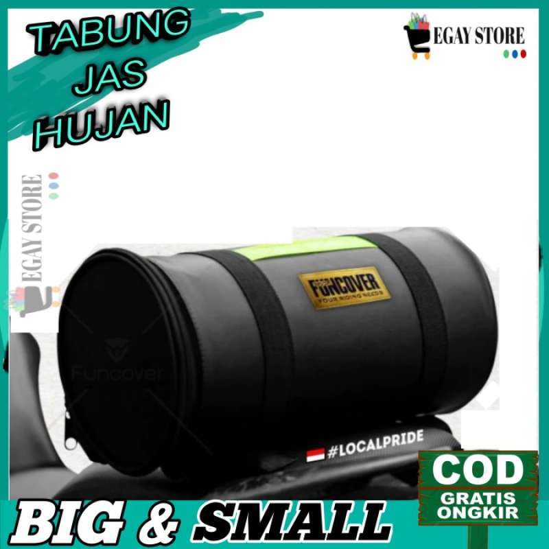 Jual Tas Jas Hujan Motor Tabung Penyimpanan Mantel Bagasi Box Jok Motor ...