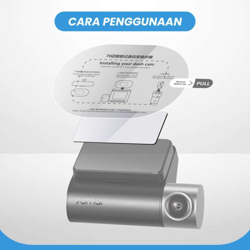 Jual 70mai Dash Cam - Electrostatic Sticker Film & Double Tape - 2x ...