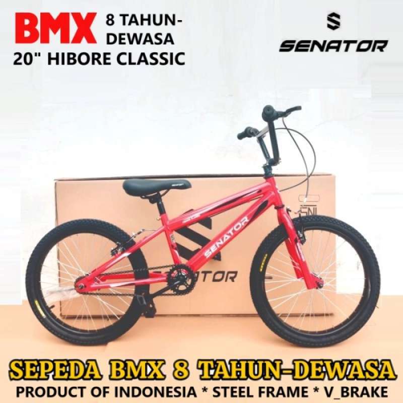Promo 20 Senator Hibore Totem Bmx 8 Tahun-dewasa Rem V-brake Sepeda Diskon 50% Di Seller ...