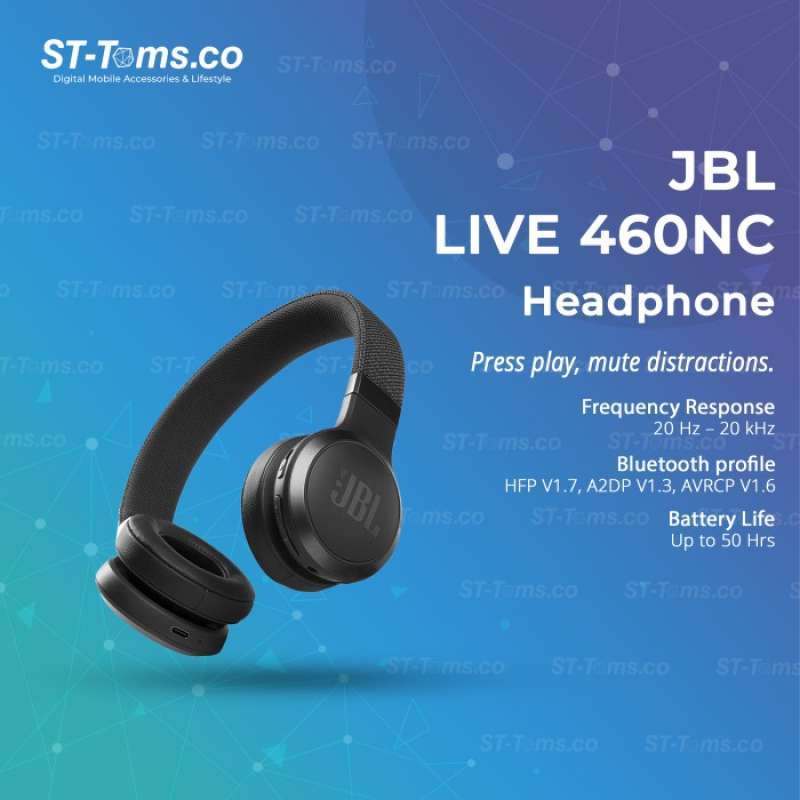 Promo Jbl Live 460 Nc / 460nc Wireless On-ear Noise Cancelling ...