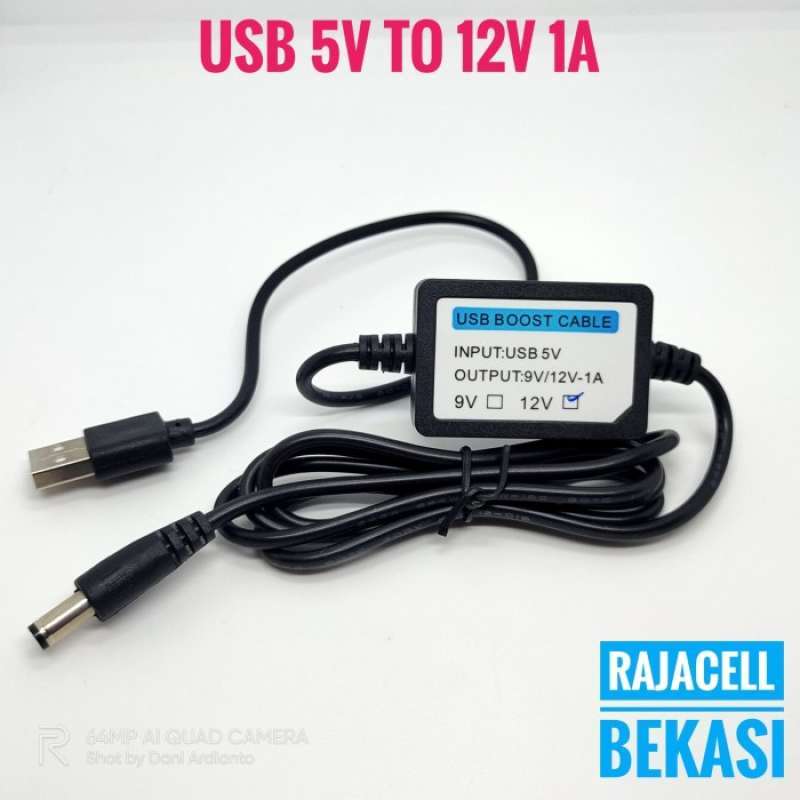 Jual Kabel Usb Booster Step Up 5v To 12v 1a Dc-dc Converter Tegangan Di ...