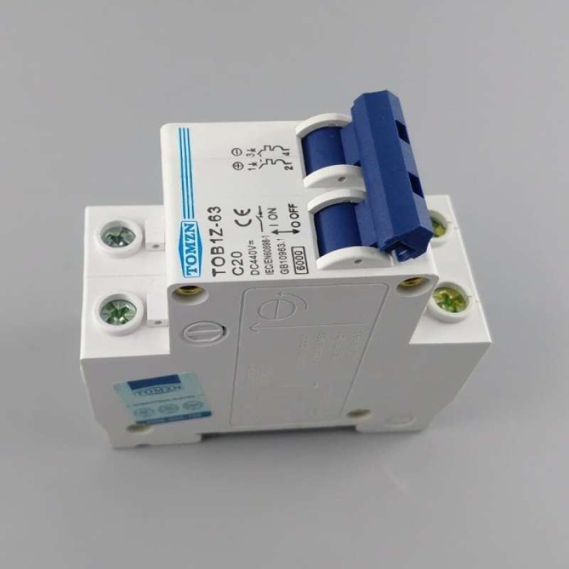 Jual Mcb Dc C50 50a 440v 2p Circuit Breaker Solar Pv Panel Surya Plts ...