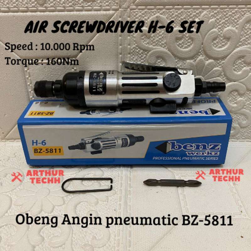 Jual Pneumatic Air Screwdriver Gerinda Angin Pneumatik Bz 5811 Benz ...