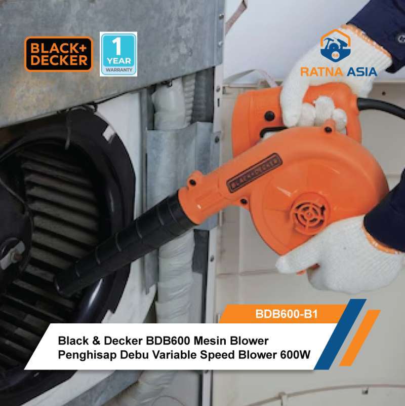 Jual Black & Decker Bdb600 Mesin Blower Penghisap Debu Variable Speed ...