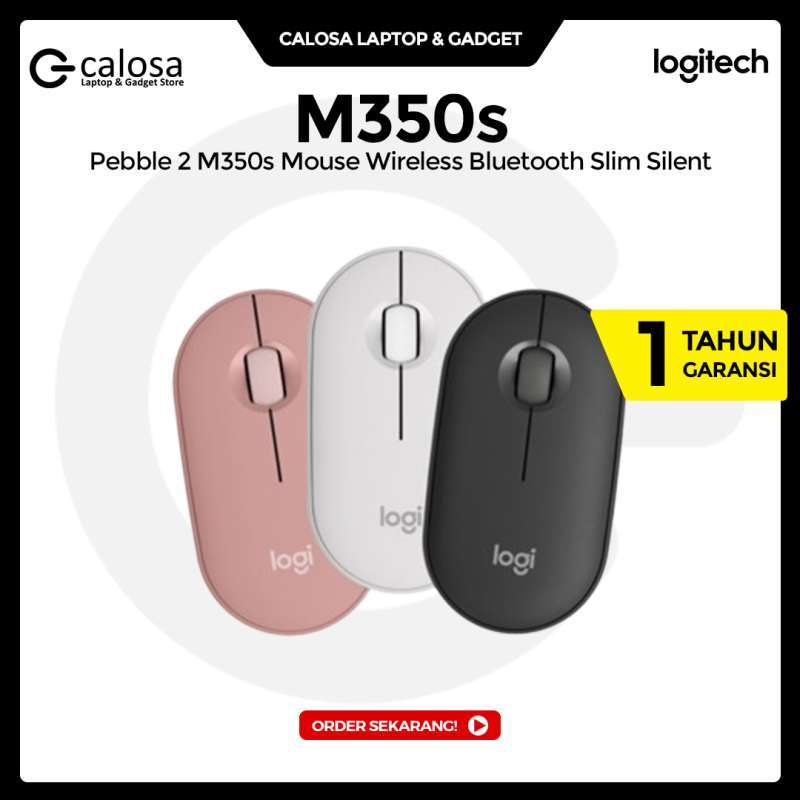 Jual Logitech Pebble 2 M350s Mouse Wireless Bluetooth Slim Silent - Graphite Di Seller Calosa ...