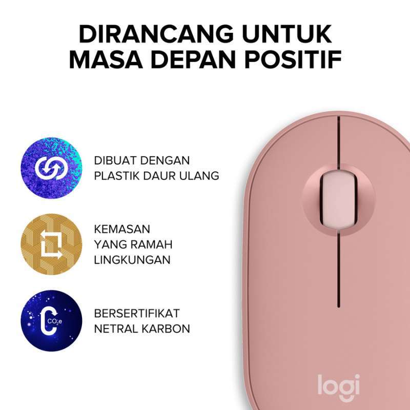 Jual Logitech Pebble 2 M350s Mouse Wireless Bluetooth Slim Silent - Graphite Di Seller Calosa ...