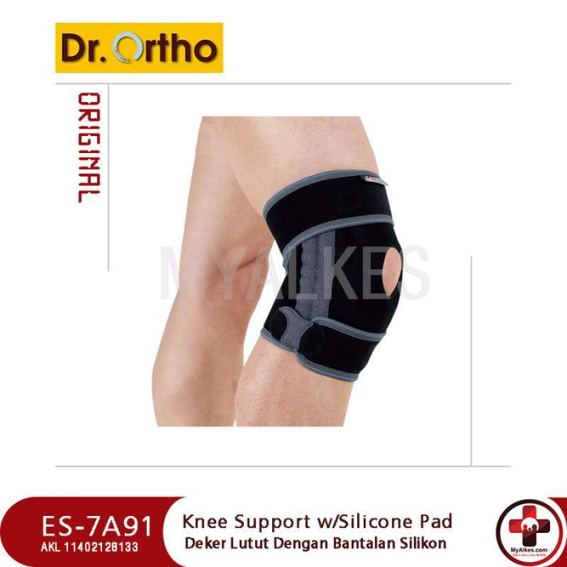 Promo Deker Lutut Dengan Bantalan Silicon / Knee Support Dr Ortho Es-7a91 Diskon 33% Di Seller ...