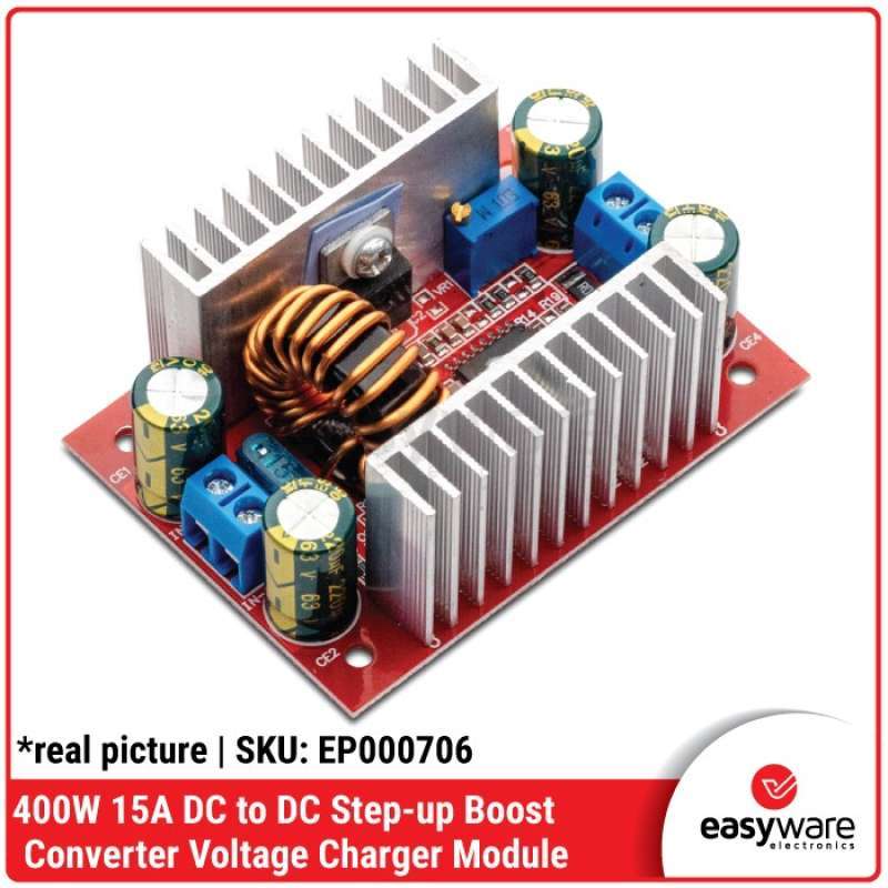 Jual Dc 400w 15a Step Up Boost Converter Constant Module 5-50v To 10-60v Di Seller Raindrop ...