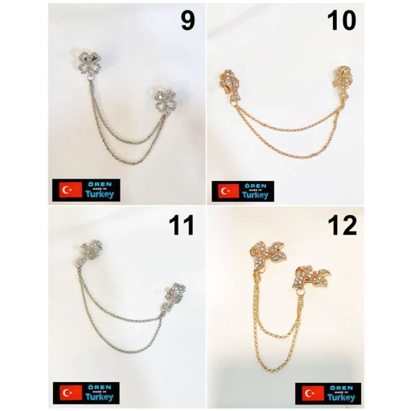 Jual Bros Rantai Hijab - Ribbon 12mm Oren Turkey Di Seller Zati Shop ...