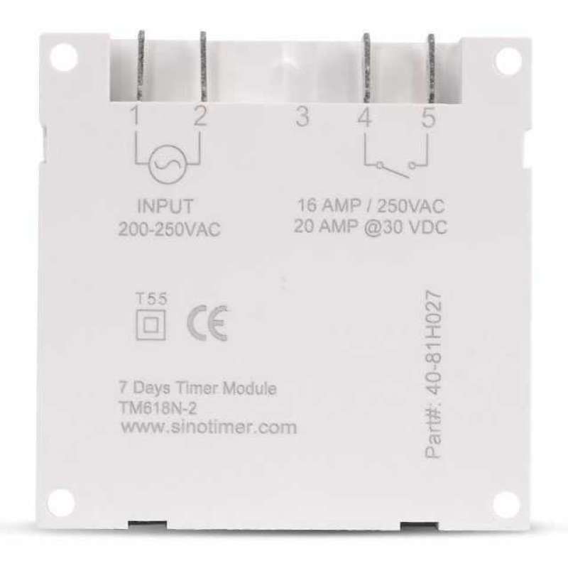 Jual Sinotimer Programmable Digital Timer Switch Relay 16 Program 220v 16a Tm618n 2 Alat Serba