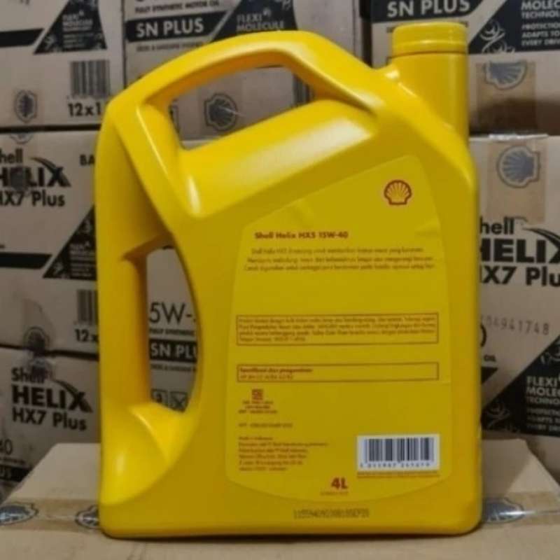 Promo Shell Helix Hx5 15w-40 Scane Barcode 4l New Diskon 34% Di Seller ...