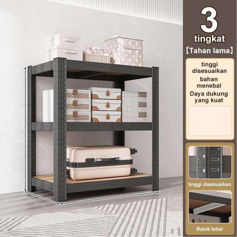 Jual Sundries Rak Susun Multifungsi Iron Steel Storage Rack Adjustable ...