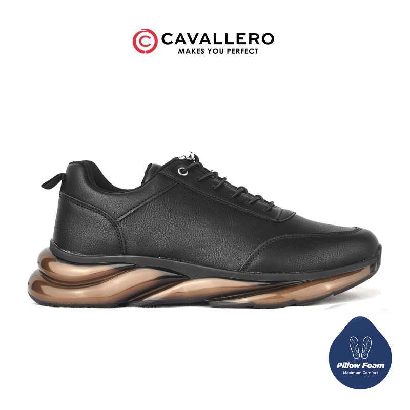 Jual Sepatu Pria Casual Sneakers Cavallero Yosef Black - 40 Di Seller ...
