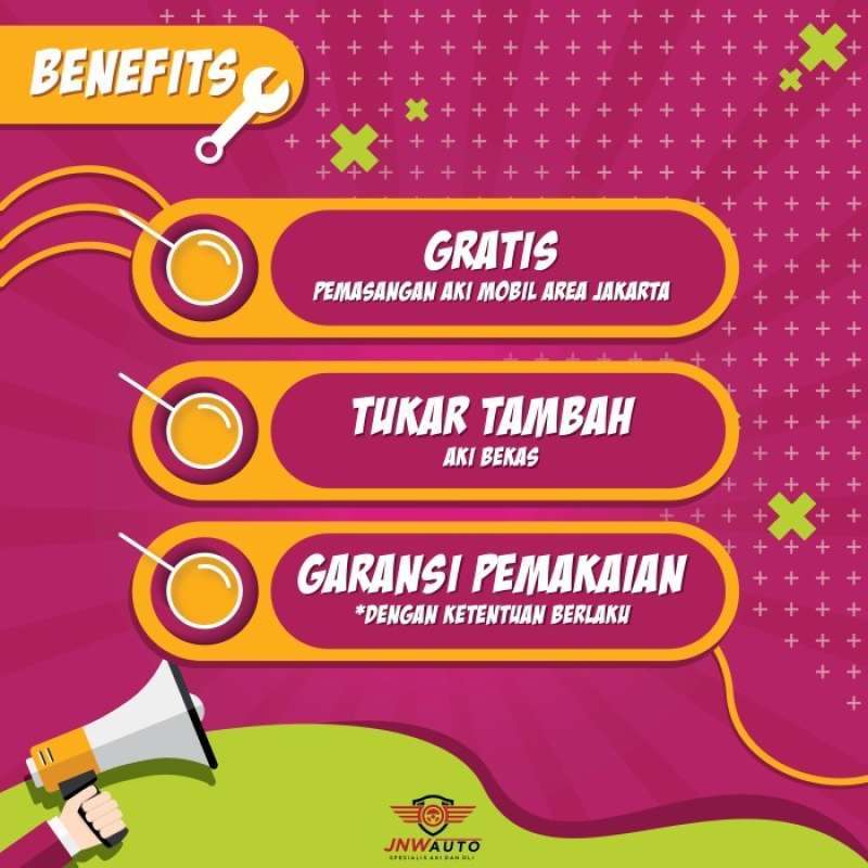 Promo Aki Massiv Thunder 55d23l Untuk Mobil Innova, Camry, Fortuner ...