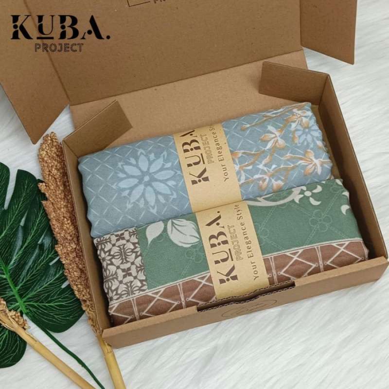 Jual Hijab + Box - Hijab Motif Segi Empat Voal Jilbab Kerudung Motif ...