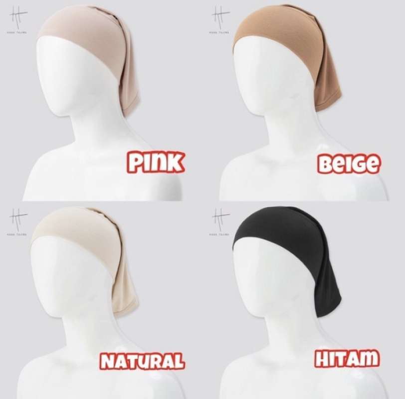 Jual (original) Ciput Uniqlo Airism Tana Hajima Bandana Inner Hijab ...