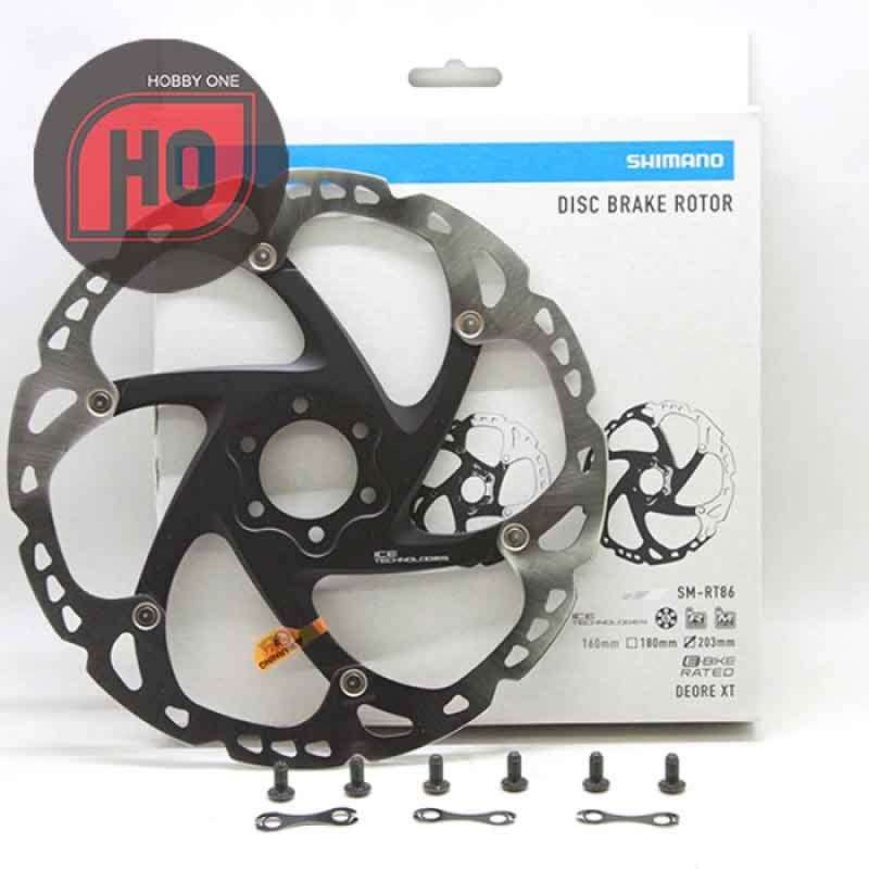 Promo Shimano Deore Xt Sm-rt86 L 203mm 6 Bolt Icetech Rotor Disc Brake ...