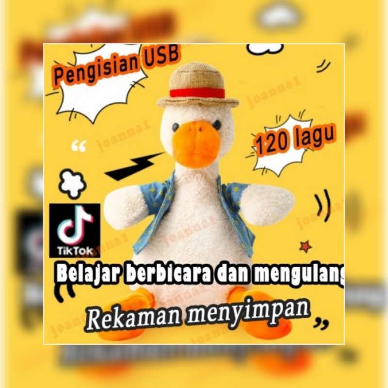 Promo Talking Duck /tiktok Viral Plush Toys Diskon 23% Di Seller ...