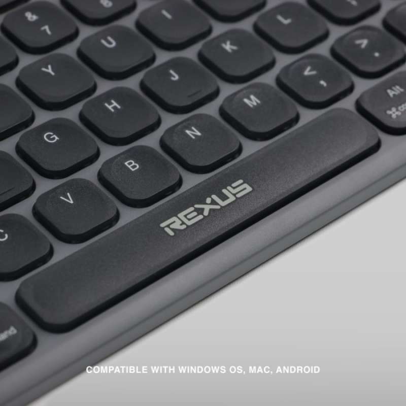 Jual Rexus Kl200 Keyboard Office Touchpad Wireless Bluetooth Dual Mode ...
