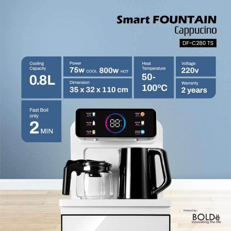 Jual Dispenser Bolde Smart Fountain Cappucino , Galon Bawah Di Seller ...