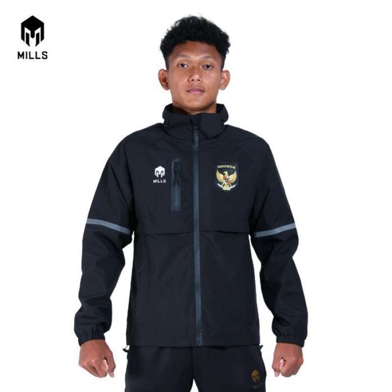 Jual Timnas Indonesia Garuda Jacket Raincoat Black Rain Coat Jaket ...